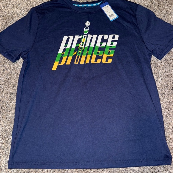Prince | Shirts | Prince Dynamic Blue And Green Short Sleeve Tee | Poshmark